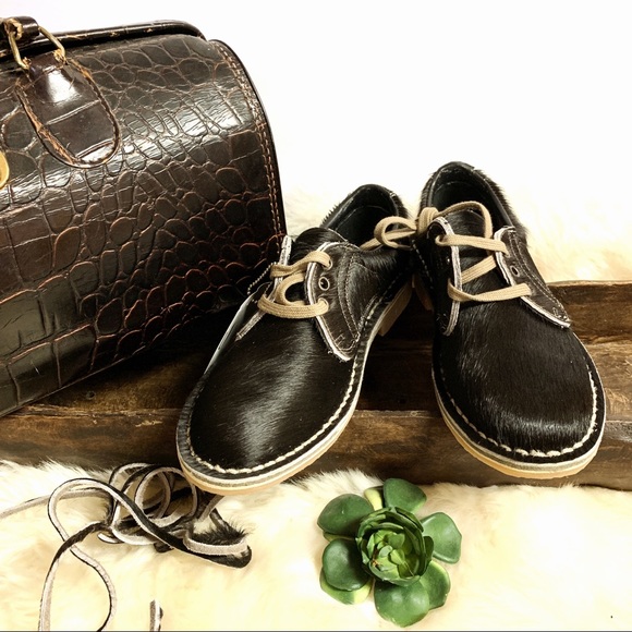 Uwezo | Shoes | Nwt Uwezo Calf Hair Desert Lace Up Oxford Shoes | Poshmark